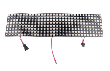 WS2812 5050 8x32 RGB Flexible LED Matrix Panel- Addressable ...